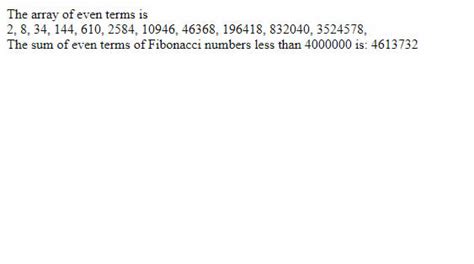 sum of even fibonacci numbers less than x practical digital transformation