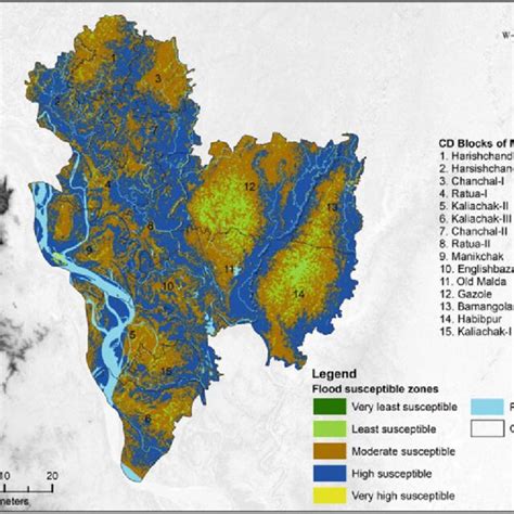 6 analytical hierarchy process ahp based flood susceptibility map of download scientific