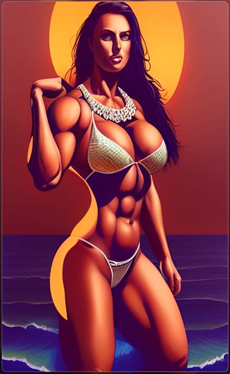Rule 34 Abdominals Abigail Ratchford Abs Ai Generated Belly Button Biceps Bikini Black Hair