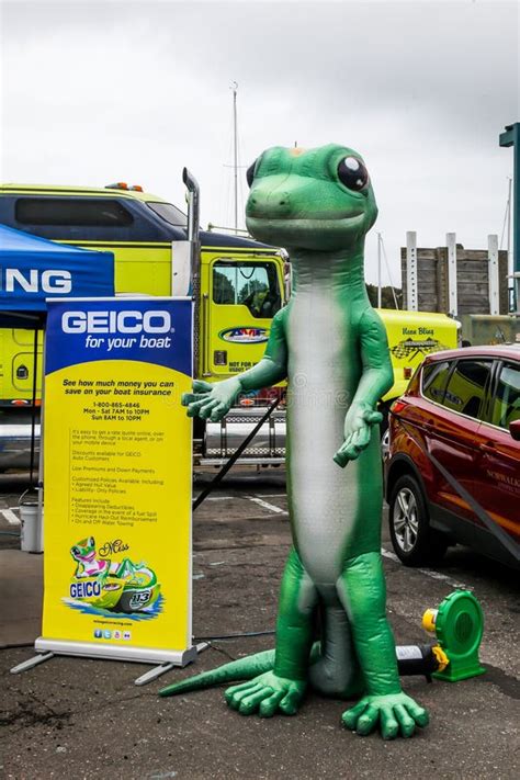 Gecko Figure Representing Geico Insurance Editorial Photo Image Of September Mascot 81112996