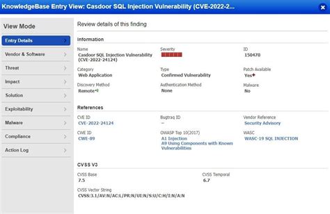 casdoor sql injection cve 2022 24124 qualys security blog