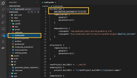 Flutter Your Project Requires A Newer Version Of The Kotlin Gradle Plugin Kindacode