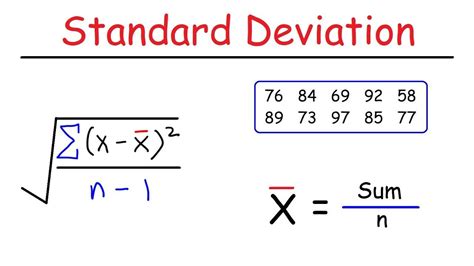 how to calculate the standard deviation standard deviation standard calculator