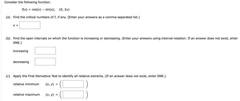 solved consider the following function f x cos x