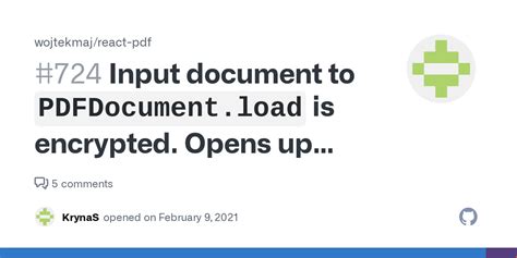 input document to `pdfdocument load` is encrypted opens up normally in any other reader