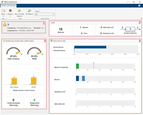 rearrange and remove widgets in metrics dashboard matlab and simulink mathworks españa