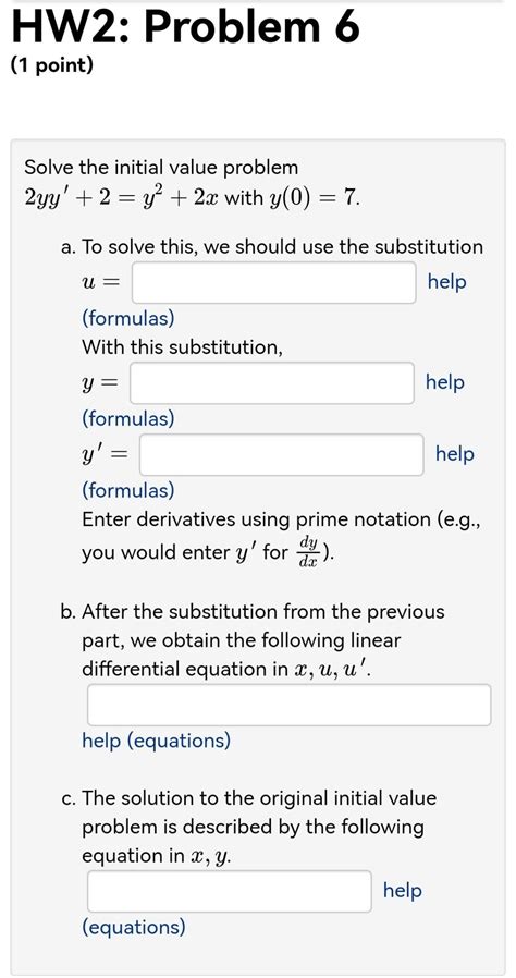 solved solve the initial value problem 2yy′ 2 y2 2x with