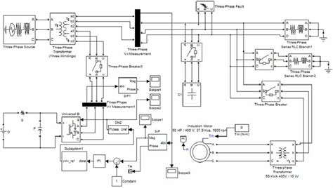 simulation model d statcom connected to distribution system download scientific diagram