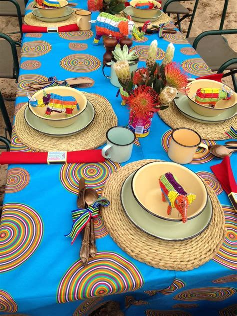 Table Decor Proudly Sa Themed Party African Party Theme African Wedding Theme African Christmas