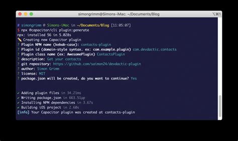 how to build your own capacitor plugin for ionic devdactic