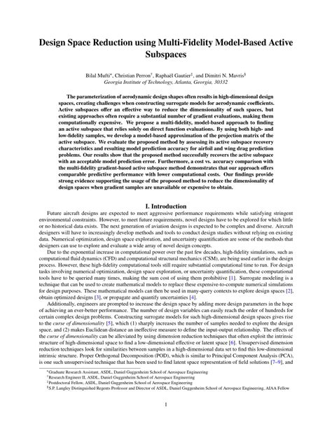 pdf design space reduction using multi fidelity model based active subspaces