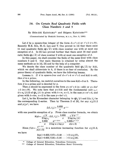 pdf on certain real quadratic fields with class numbers 3 and 5