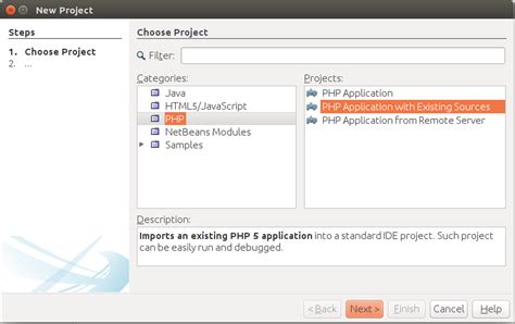 Creating NetBeans Project Using Zend Framework 3