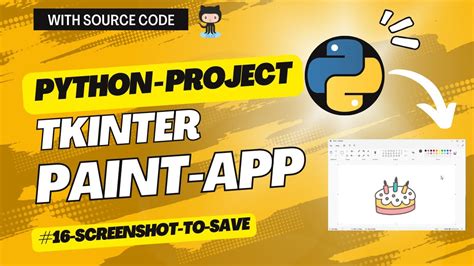 Save Image In Tkinter Python Canvas Save Image Paint App 16 YouTube