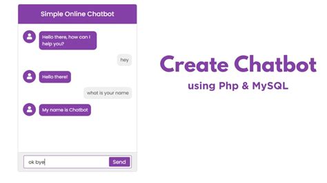 simple chatbot in php with mysql and jquery ajax youtube