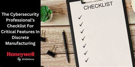 The Cybersecurity Professionals Checklist For Critical Features In