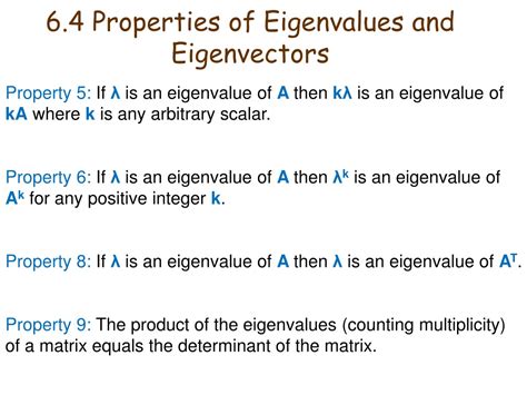 ppt chapter 6 eigenvalues and eigenvectors powerpoint presentation free download id 9706106