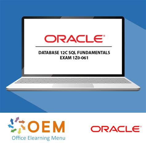 oracle database 12c sql exam 1z0 061 training oem