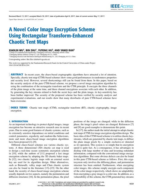 a novel color image encryption scheme using rectangular transform enhanced chaotic tent maps