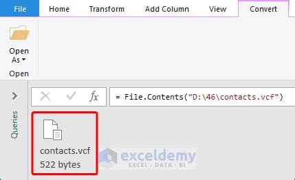 How To Open VCF Files In Excel 2 Methods ExcelDemy