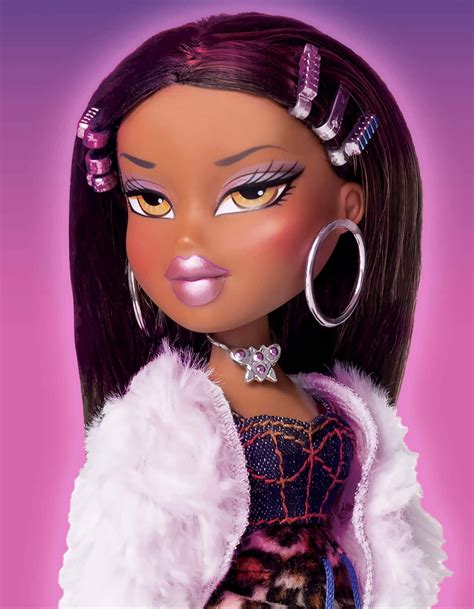 Download Black Bratz Aesthetic Pink And Purple Gradient Wallpaper