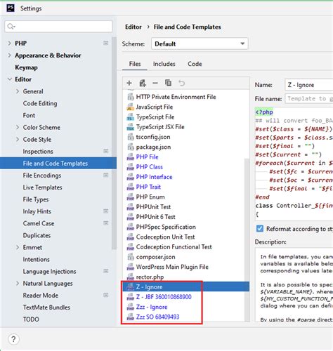 intellij idea can i customize the new file menu in phpstorm stack overflow