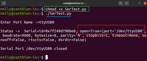 serial communication using python pyserial and arduino avr pic micro on linux xanthium