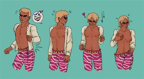 rule 34 ceramicjunk donquixote doflamingo embarrassed female gender transformation male mtf