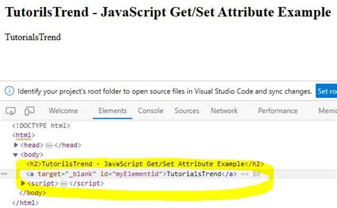 javascript get set attributes tutorialstrend