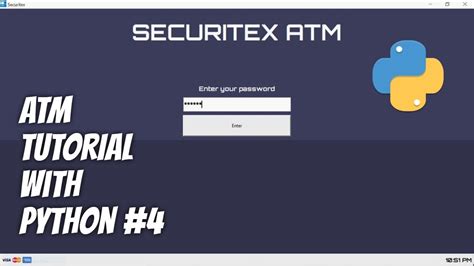 python tkinter atm machine tutorial with multiple window frames for beginners part 4 6
