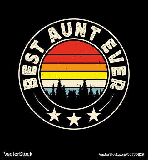 Funny Nephew Mom Aunt T Shirt Design Royalty Free Vector