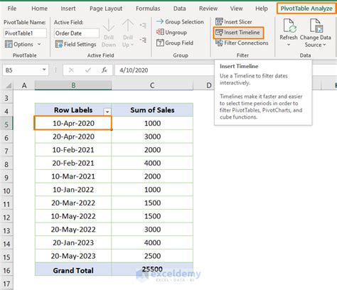 How To Change Date Format In Pivot Table Slicer Templates Sample