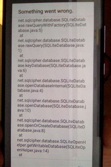 Cause 9002 File Is Not A Database While Compiling Select Count From Sqlitemaster