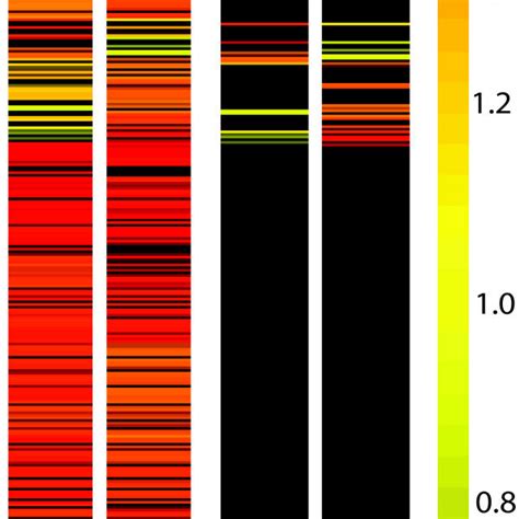 A Heat Map Illustrating Expression Patterns Of The 802 Ph Responsive