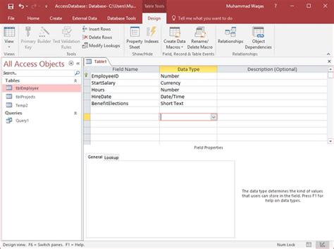 how to create relationship between two tables in ms access 2007
