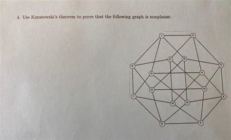 [solved] 4 use kuratowski s theorem to prove that solutioninn