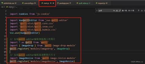 vue quill editor显示文本、图片、视频，踩过的坑，比如register错，imports的错，还有module 9的错 vue quill editor如何回显文本 csdn博客
