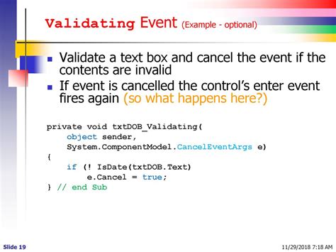 Part A Doing Your Own Input Validation With Simple VB Tools Ppt