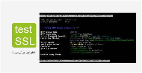 Testssl Sh TLS And SSL Pentesting Tool Dhananja K