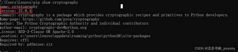 报错：cryptographydeprecationwarning python 3 6 is no longer supported by the python core team csdn博客