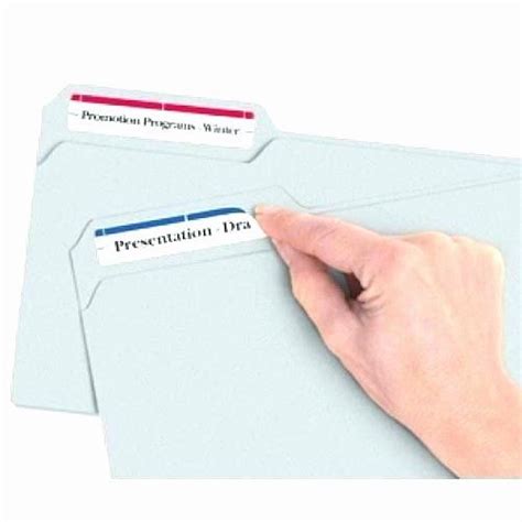 Hanging File Folder Label Template Best Business Professional Template