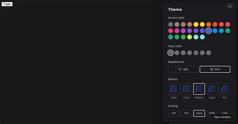 Radix Ui React Demo Codesandbox