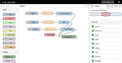 node red contrib admin