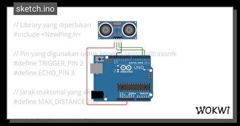 Pengukuran Jarak Wokwi Esp32 Stm32 Arduino Simulator Nbkomputer