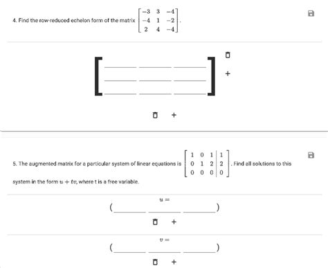 solved 4 find the row reduced echelon form of the matrix 4 2 ] 5 the augmented matrix for
