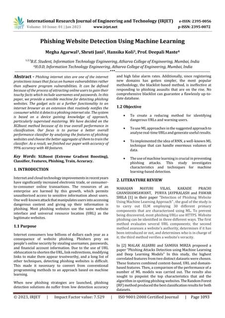 phishing website detection using machine learning pdf