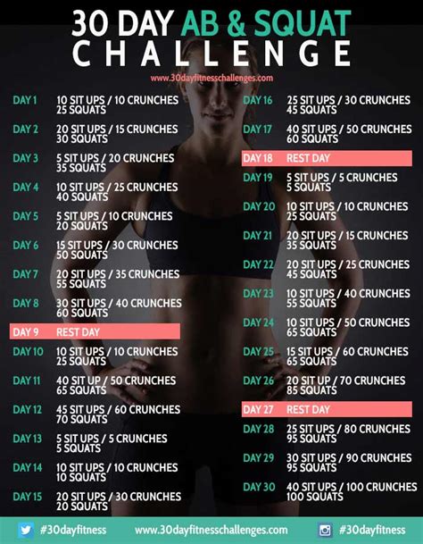 Beginner 30 Day Fitness Challenge