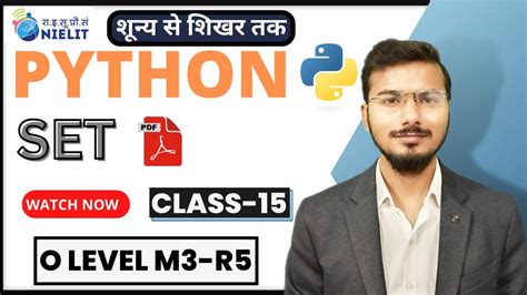python o level full course in hindi python for beginners in hindi m3r5 python class 15 set