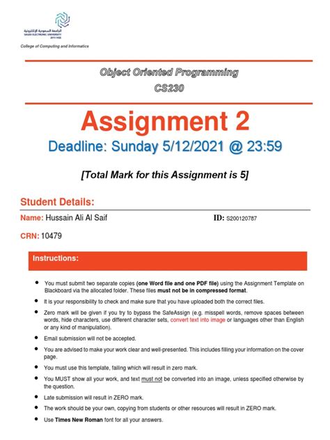 assignment 2 deadline sunday 5 12 2021 at 23 59 pdf computer file integer computer science