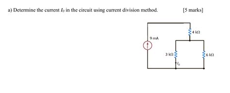 Solved Determine The Current I In The Circuit Using Current Chegg